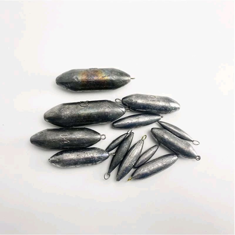 Batu Ladung (19g-705g) Wire Long Sinker Long Drop Sinker Batu Ladung ...