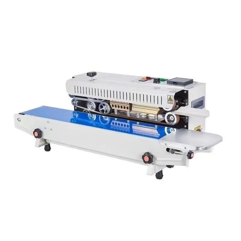 FR-900 Automatic Horizontal Continuous Bag Sealing Machine Plastic Bag Belt Sealer Sealer ...