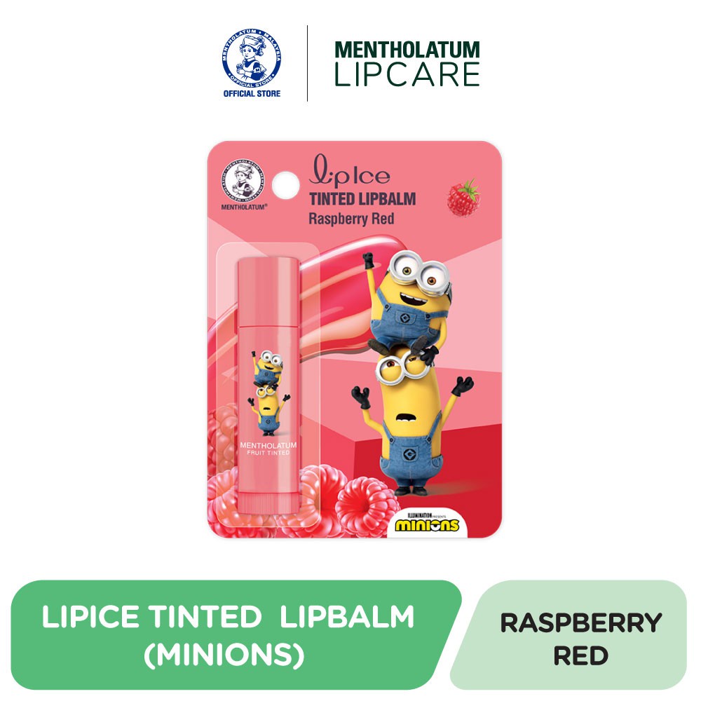 LipIce Tinted Lipbalm Raspberry Red (Minions) 3.5g [Nourishing ...