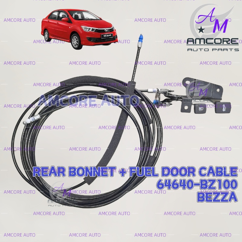 PERODUA BEZZA - TRUNK LID CABLE / BOOT CABLE / REAR BONNET CABLE / FUEL ...