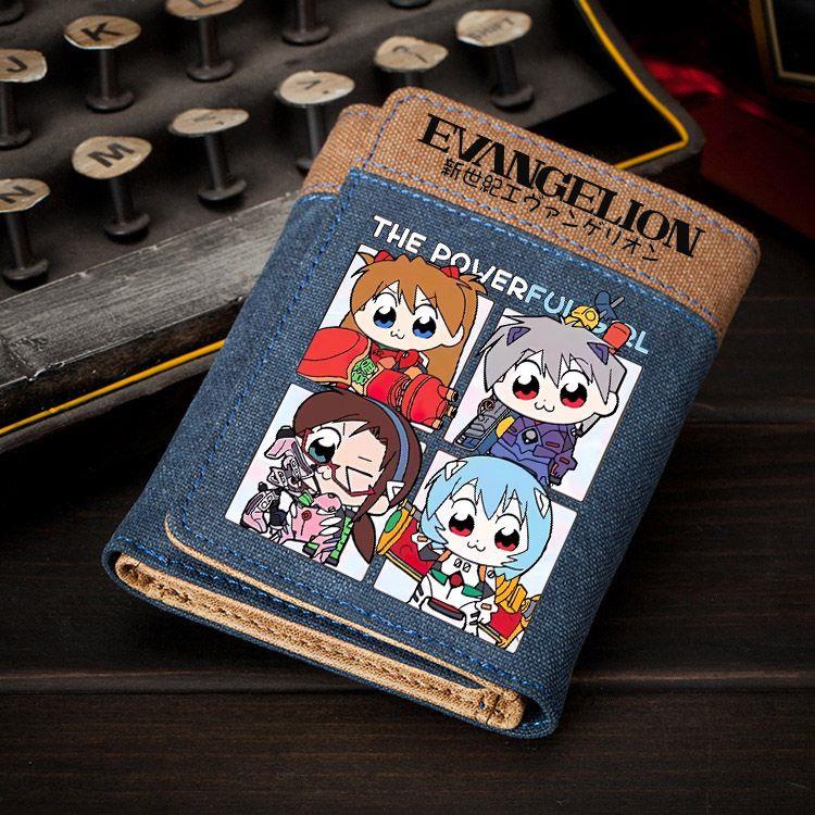 Wallet EVA Ayanami Rei Ikari Shinji Evangelion Merchandise EVA Asuka ...
