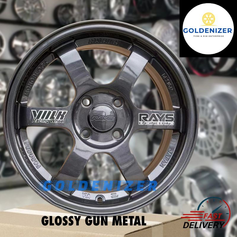 Rays sport rim 🛞kereta TE37 14inch 15 inch 16inch 17inch 14" 15" 16" 17 ...