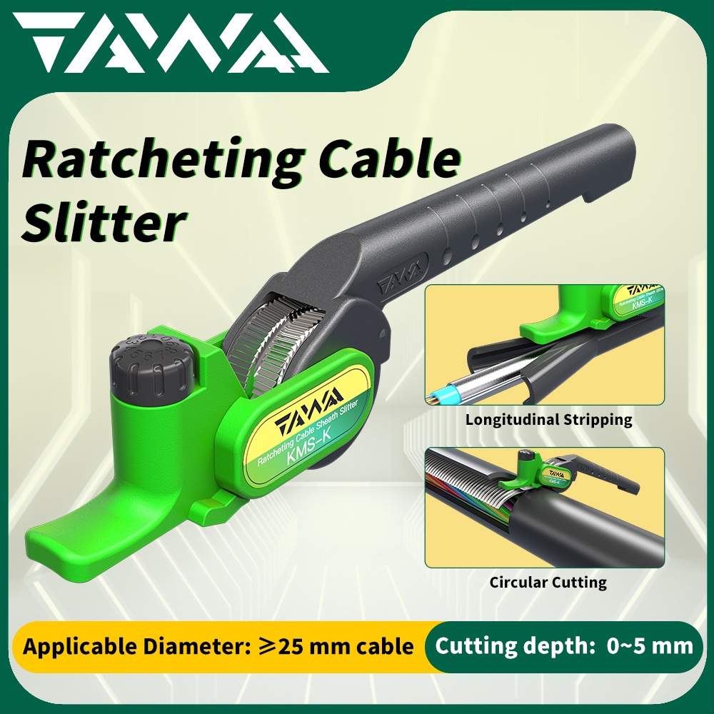TAWAA KMS-K Cable Jacket Slitter Optical Fiber Tool Longitudinal ...