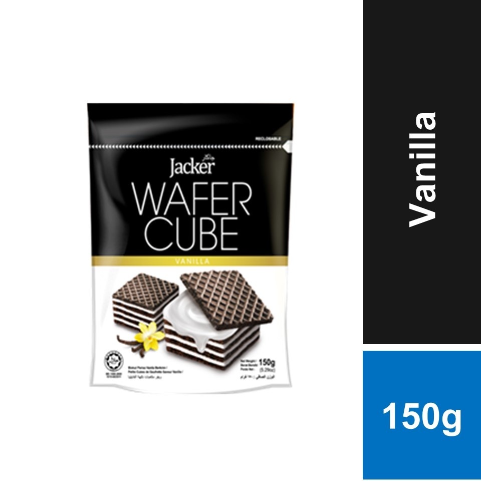 Jacker Wafer Cube - Vanilla 150g | Shopee Malaysia