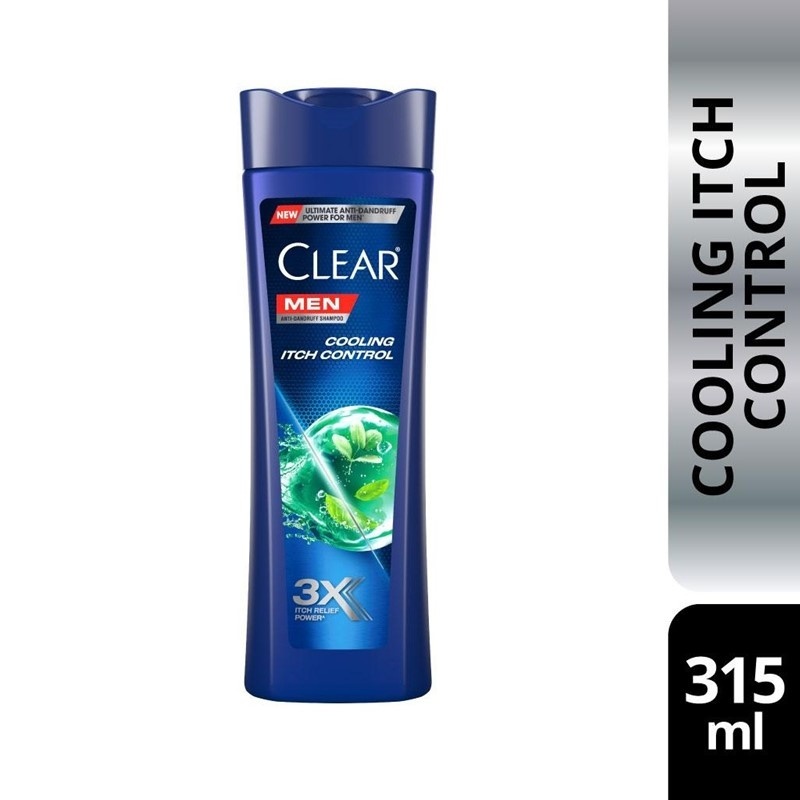 Clear Men Cooling Itch Control Anti-Dandruff Shampoo (315ml) | Shopee Malaysia