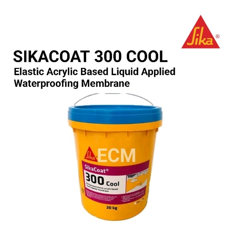 SIKACOAT 300 COOL (20KG) MULTIPURPOSE ELASTIC ACRYLIC BASED LIQUID ...