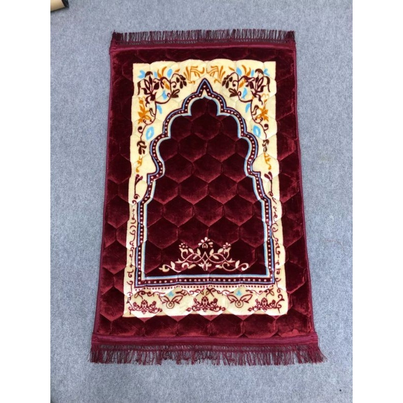 Sejadah baldu gebu / sejadah corak harga borong / prayer mates / tebal ...