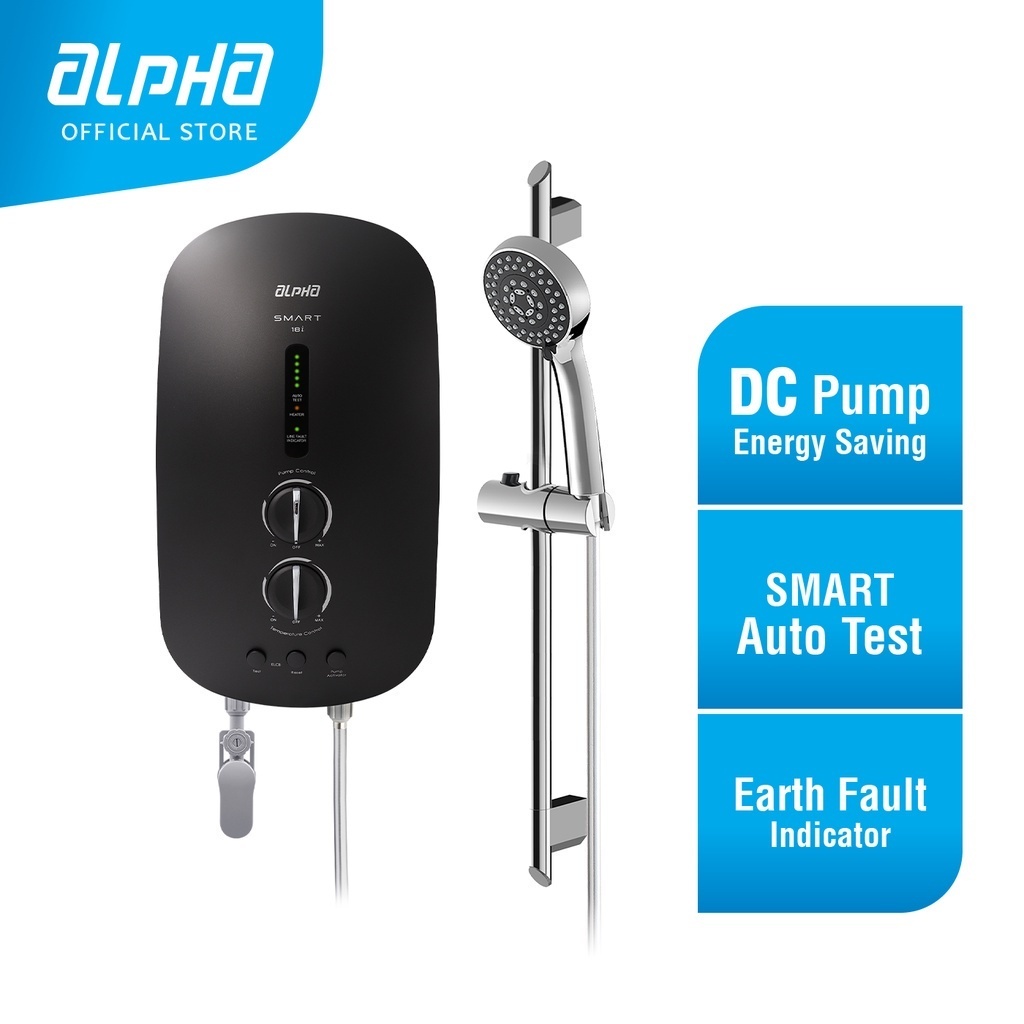 ALPHA SMART 18 i Instant Water Heater DC Pump | Shopee Malaysia