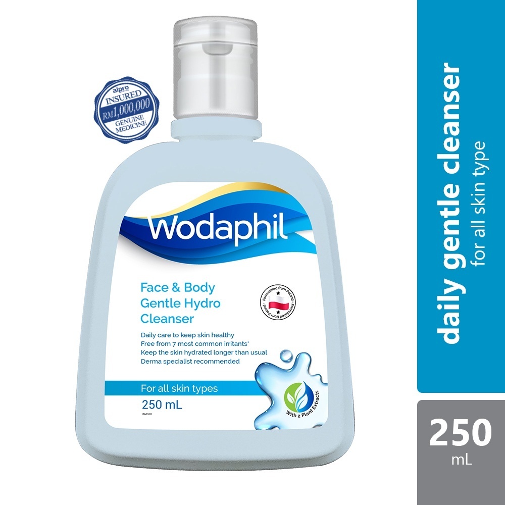 Alpro Pharmacy Exclusive- Wodaphil Gentle Hydro Cleanser 250ml (Daily ...