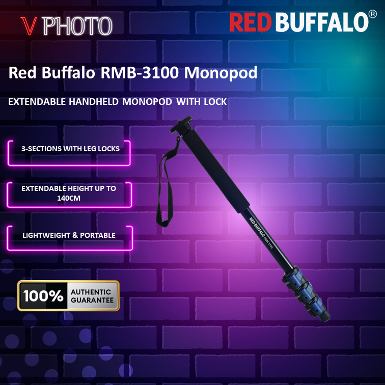 RED BUFFALO RBM-3100 MONOPOD with BLUE LOCK | Shopee Malaysia