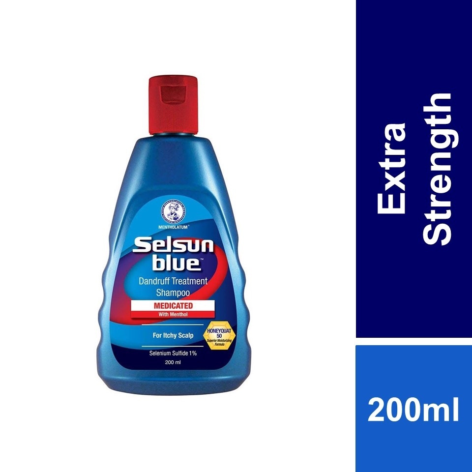Selsun Blue Pro Extra Strength Anti-Dandruff Shampoo 200ml | Shopee ...