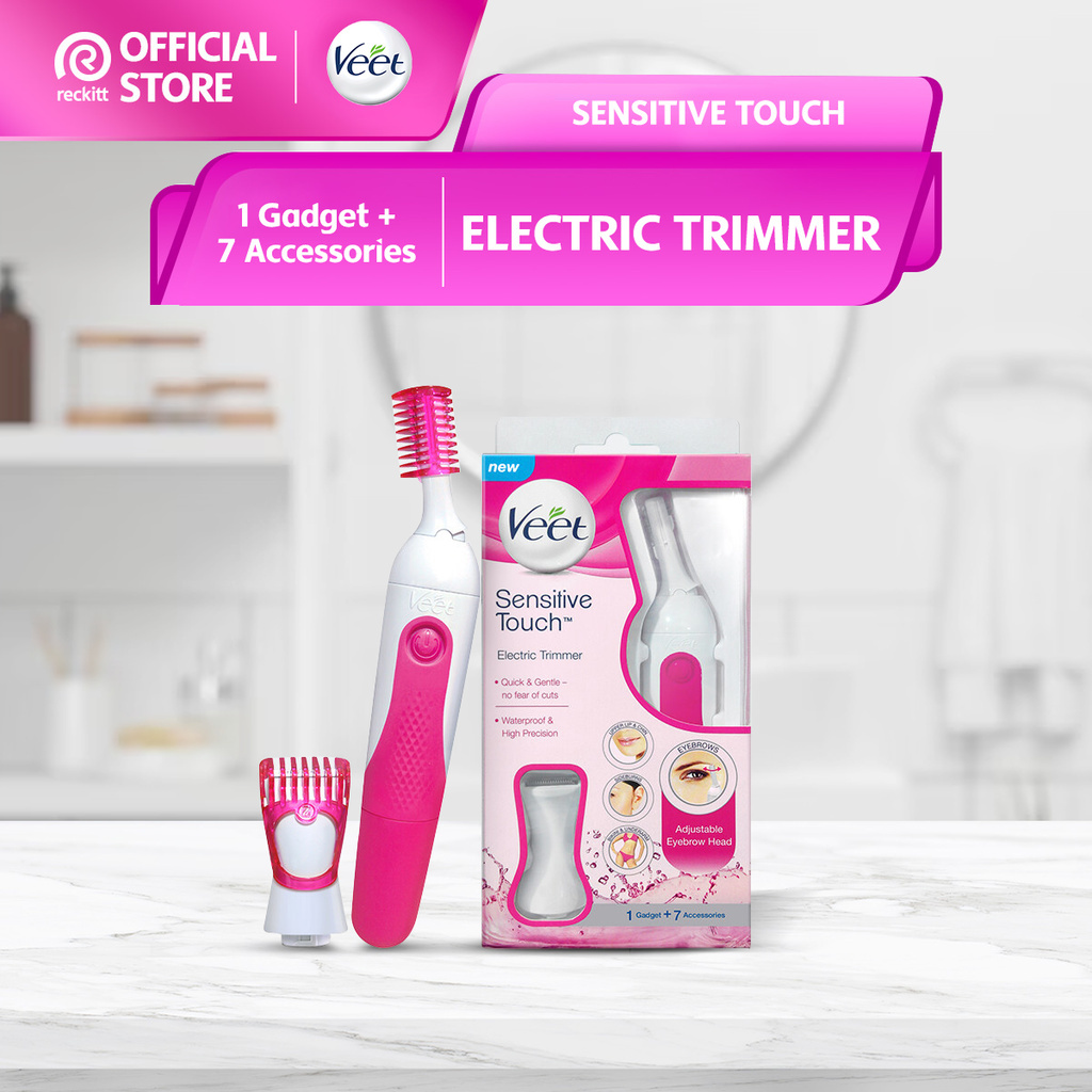 Veet Electric Trimmer Sensitive Touch (Portable Hair Removal Device ...