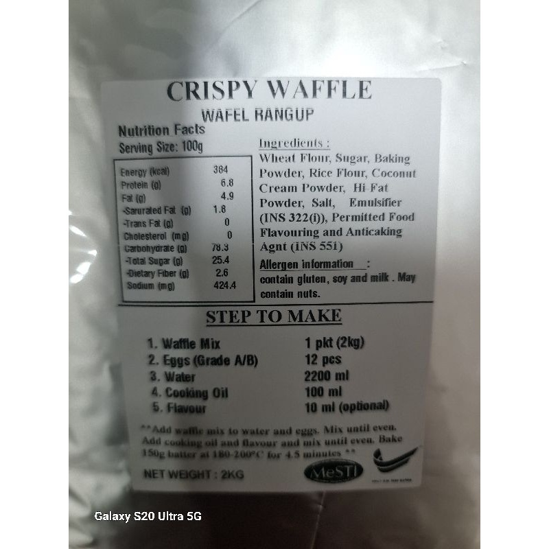Tepung Waffle Rangup/Crispy Waffle Flour | Shopee Malaysia