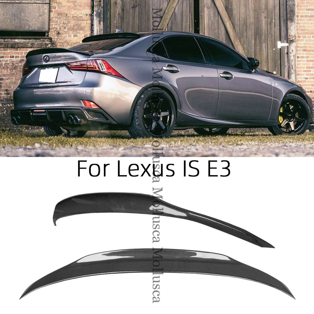 For Lexus IS E3 3rd generation PSM Style Carbon fiber Rear Spoiler ...