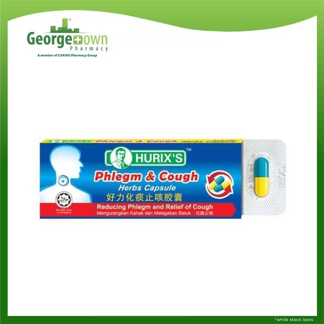 HURIX'S PHLEGM AND COUGH CAPSULE 6S | Shopee Malaysia