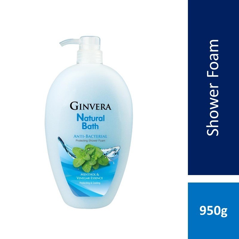 Ginvera Natural Bath Anti-bacterial Protecting Shower Foam 950g ...