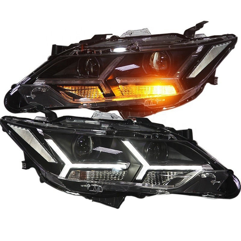 NEW HEAD LAMP ASSEMBLY for Toyota Camry 2015-2017 Bumper DRL Fog Lamp Plug and Play Head Light ...