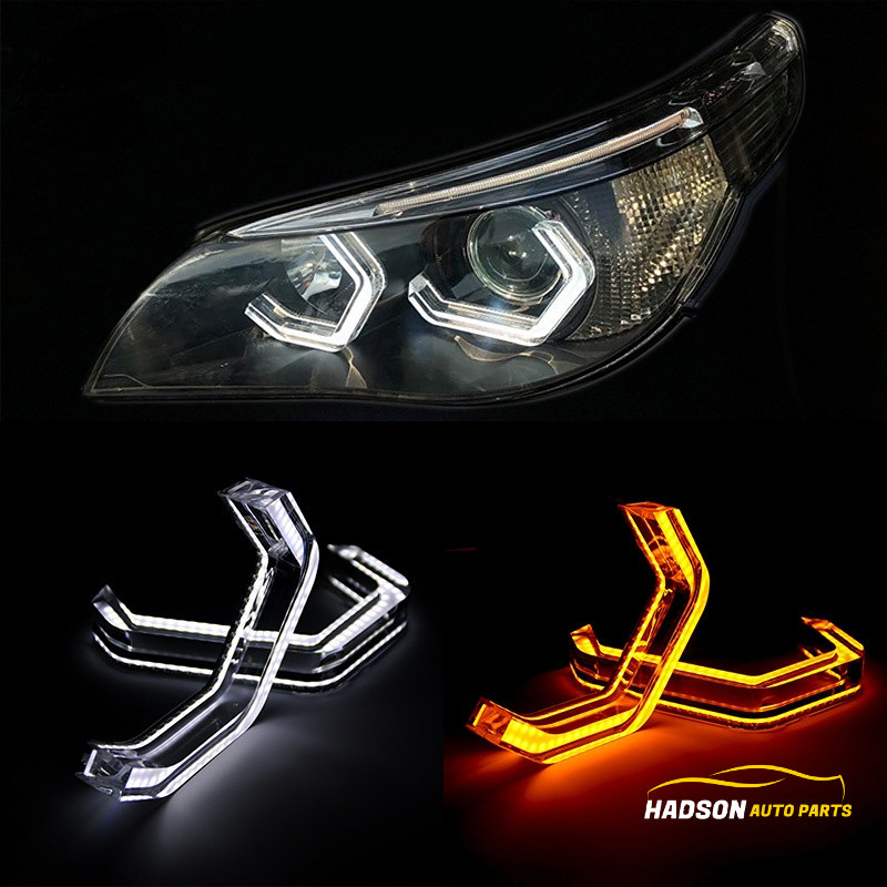 Crystal Switchback Turning Signal Iconic Style White Yellow Color For ...