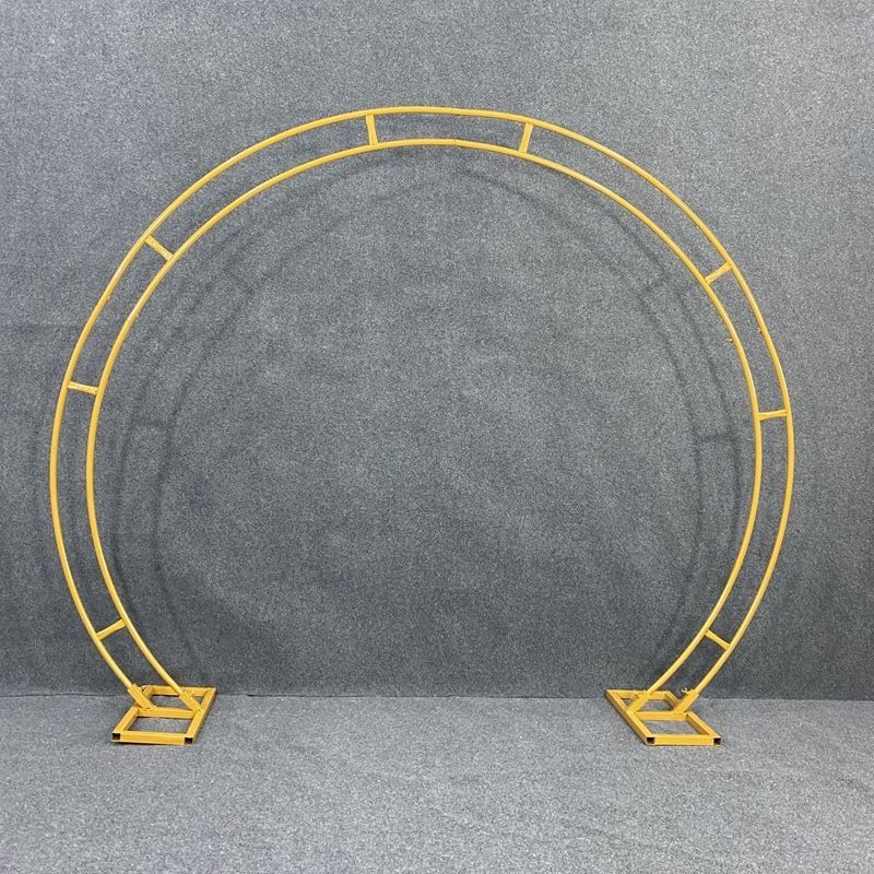 NEW Arc flower stand outdoor lawn wedding stage background decoration ...