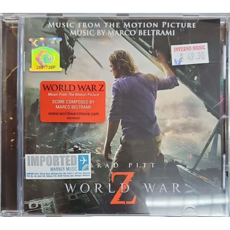 World War Z - Original Soundtrack (CD) | Shopee Malaysia