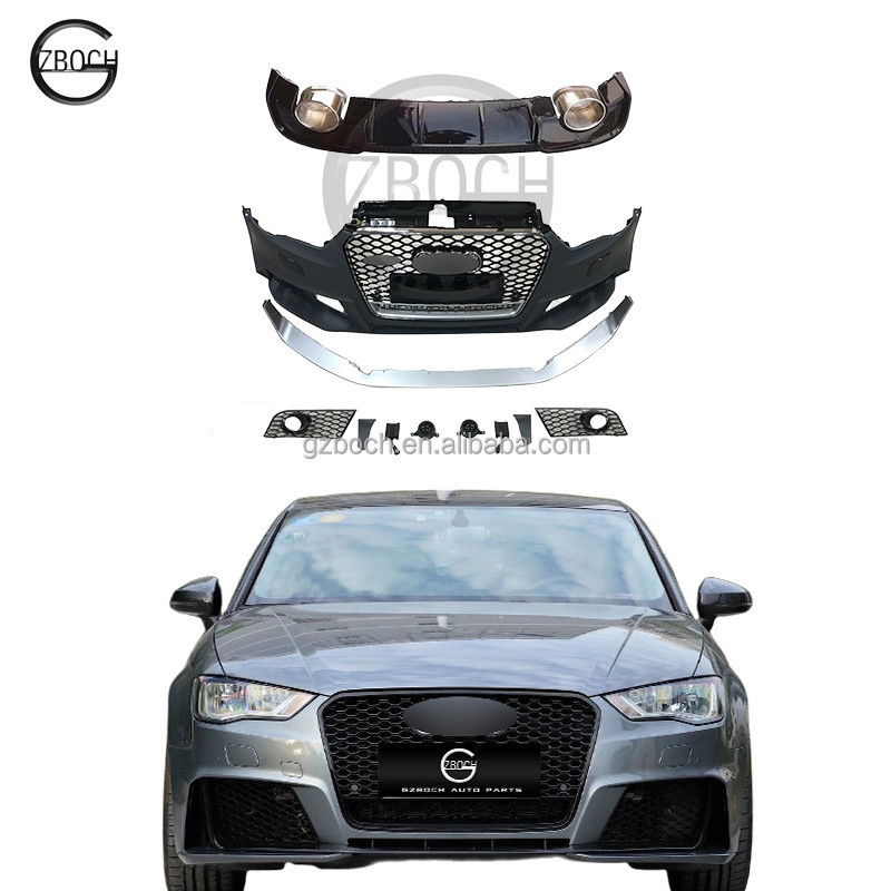Wholesale RS4 bumper kit for 2013-2016 Audi A3 upgrade to RS3 Car ...