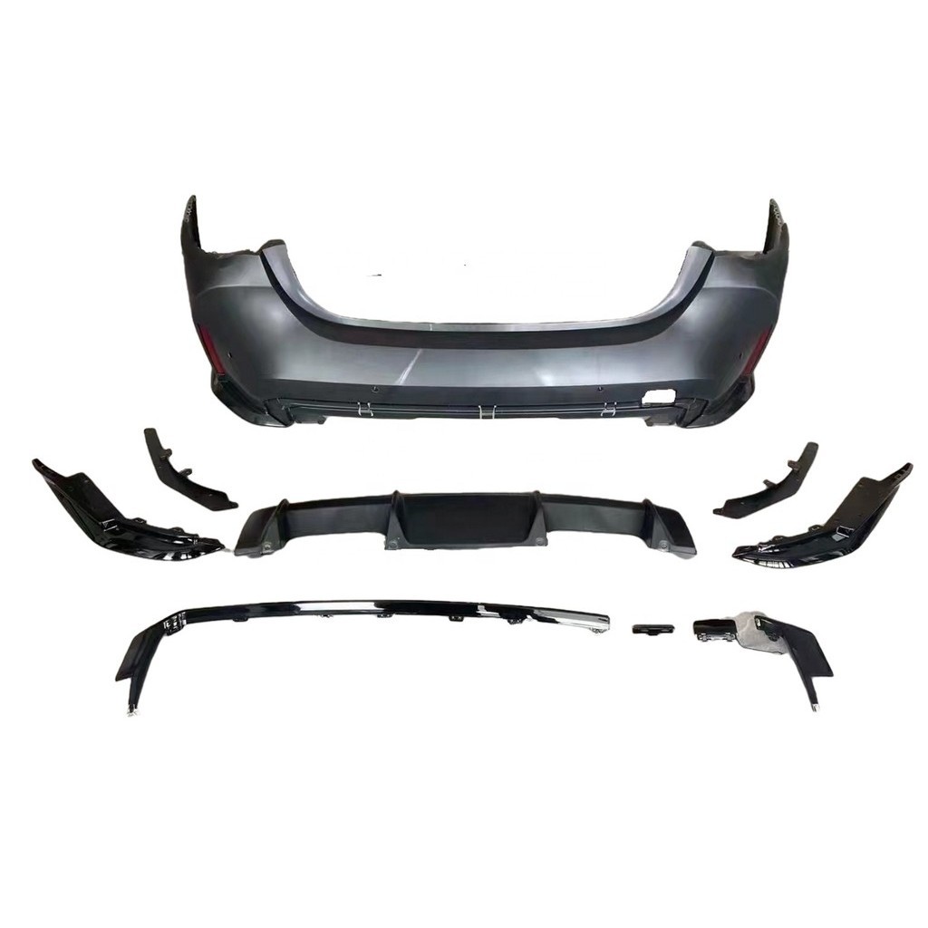 For BMW 4 Series G22 Modified change to M4 style Rear bumper with ...