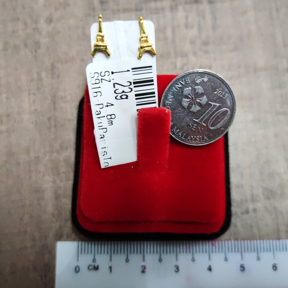 Emas916, Subang Paku Paris Tower 0.5cm Pd 1939 P357 | Shopee Malaysia