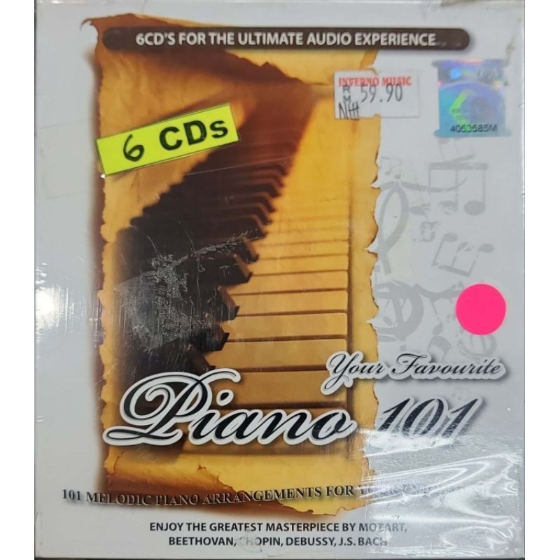Piano 101 - Your Favourite (6CDs) | Shopee Malaysia