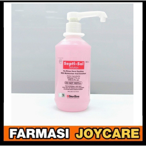 [WEST MALAYSIA ONLY] Septi-sol / Septisol Solution 500mL (Exp: December ...
