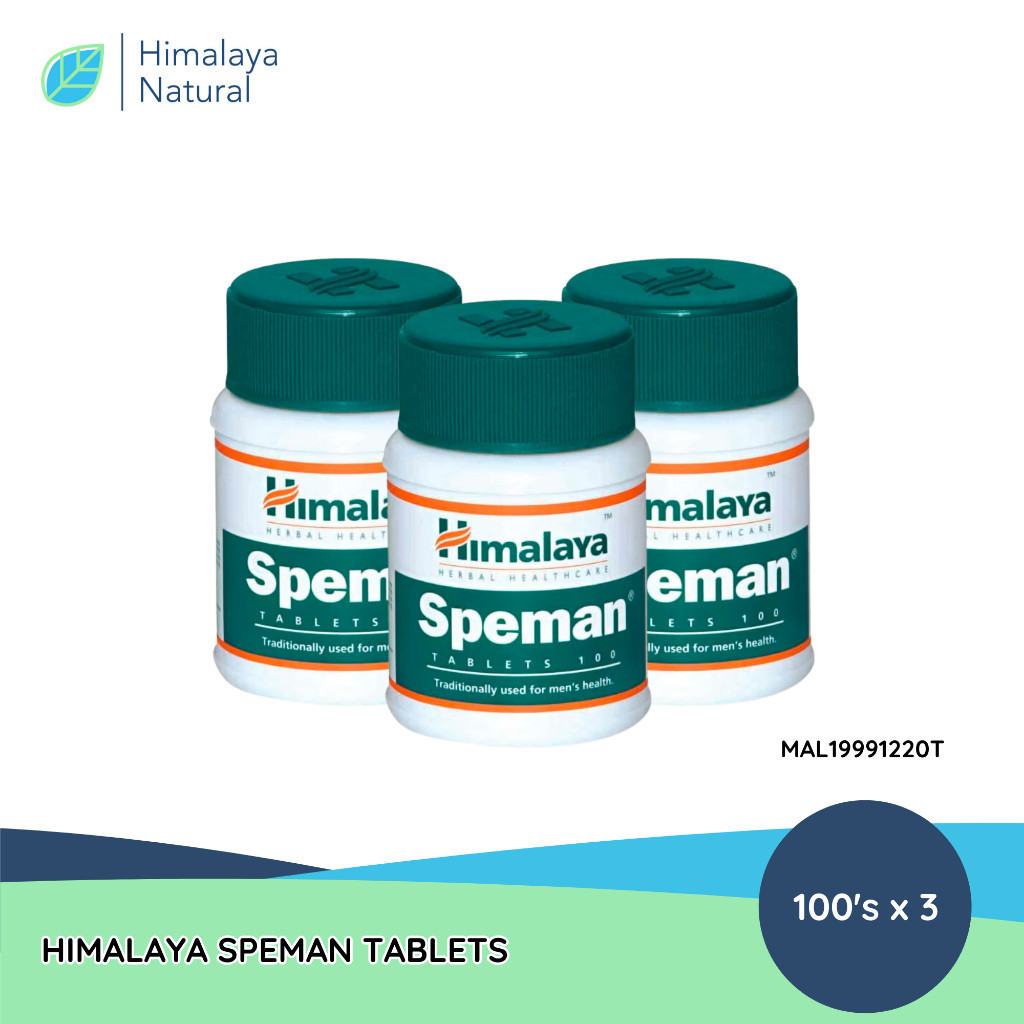 [Bundle of 3] Himalaya Speman Caps 100's | Shopee Malaysia