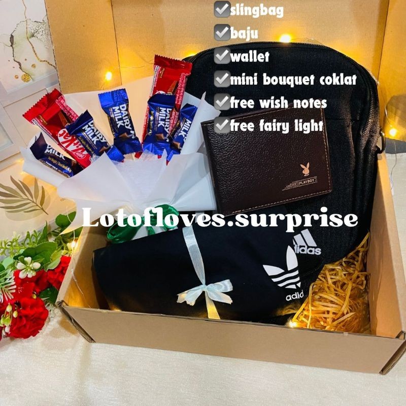 HADIAH UNTUK LELAKI ANNIVERSARY FAREWELL BIRTHDAY GIFTBOX SURPRISE ...