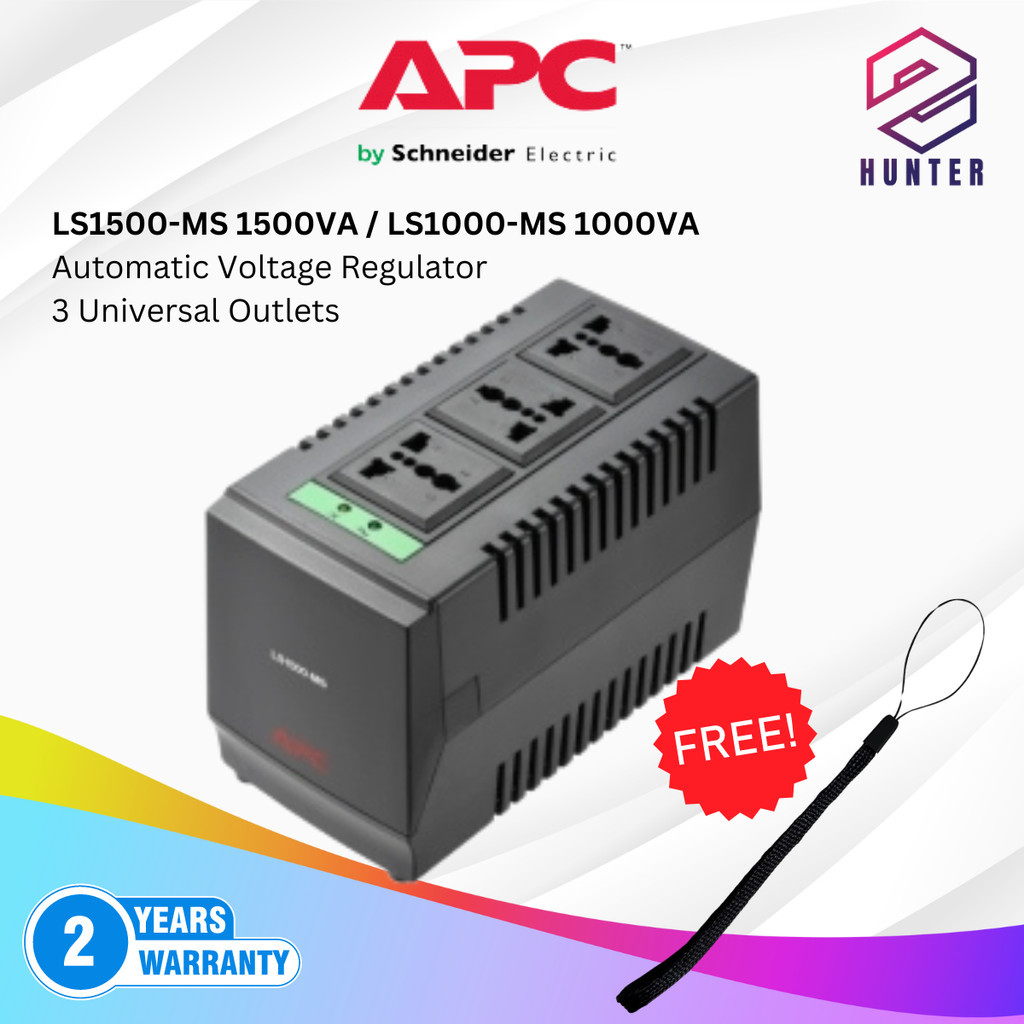 APC LS1500-MS 1500VA Line-R AVR / LS1000-MS 1000VA Automatic Voltage ...