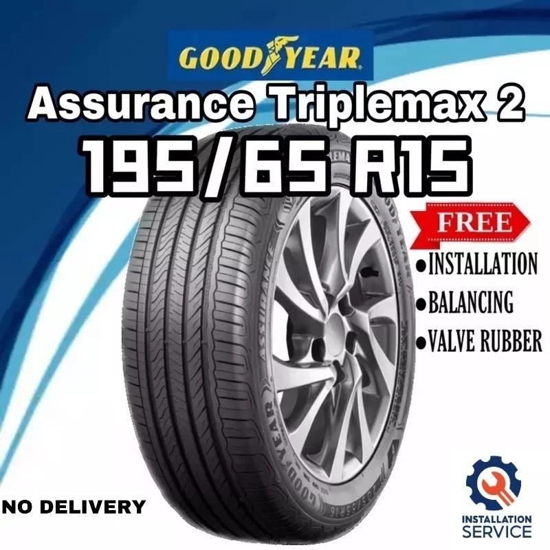 [Installation] Goodyear 195/65-15 Assurance Triplemax 2 (Year 2023 ...
