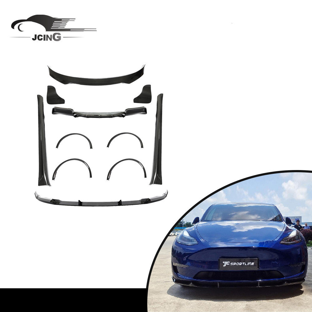 Performance upgrade pre-preg carbon fiber bumper lip spoiler diffuser ...