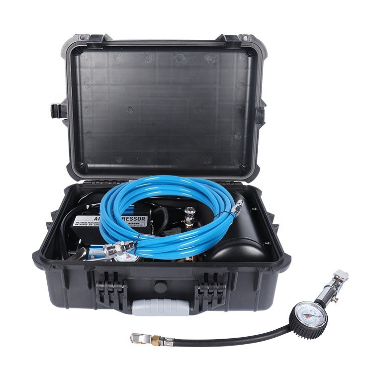 Double Cylinders with tank Direct Drive Metal Pump 4x4 tire inflator ...