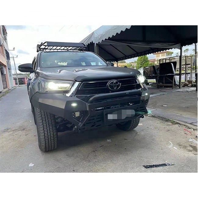 2021 New Design bumper Hilux body kit exterior decoration for Revo 4x4 ...