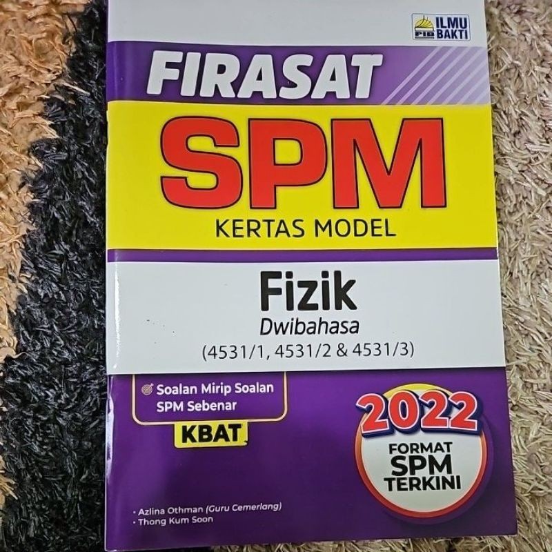 Kertas Model SPM Firasat SPM Fizik (2022) [SPM] [Dwibahasa] [Physics ...