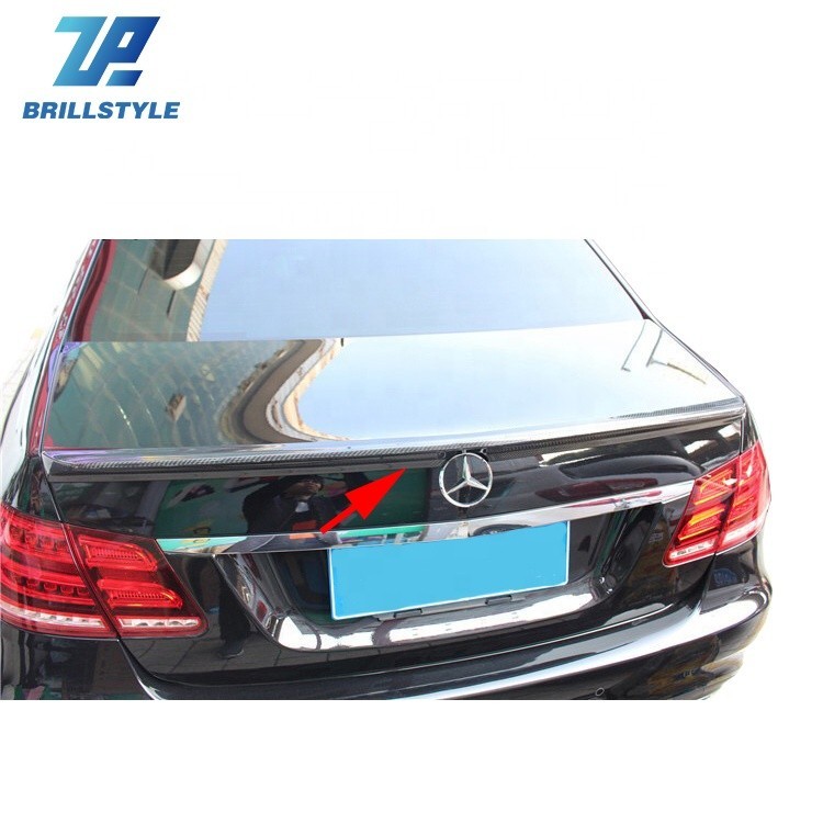 W212 Carbon Fiber Rear Spoiler For Mercedes Benz E250 E300 E63 Trunk ...
