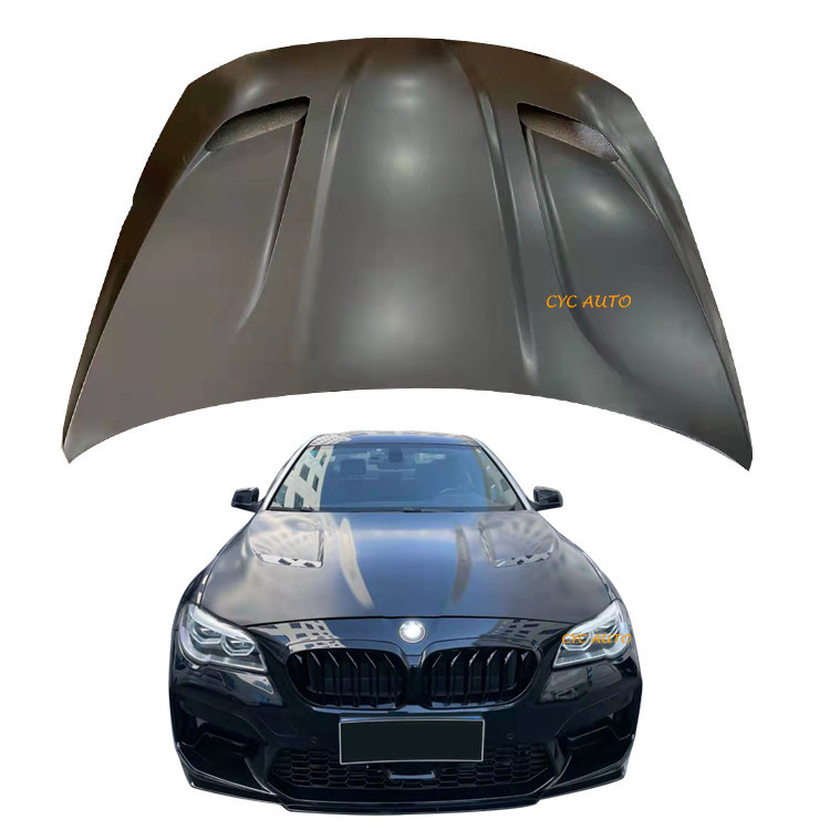 F10 Engine Hood Cover For BMW F10 Upgrade CS Bonnet Aluminum Front ...