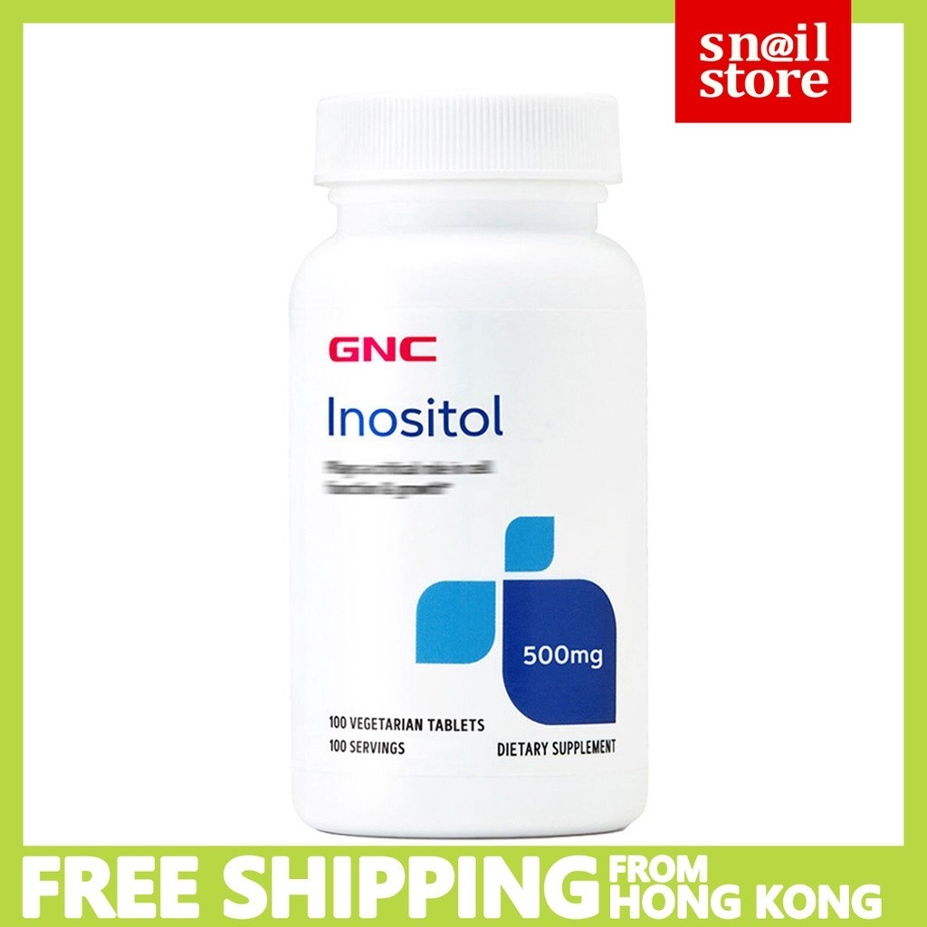 GNC Inositol 500mg （EXP 2027）100 Tablets 健安喜 肌醇 Inositol 500mg 100粒 ...