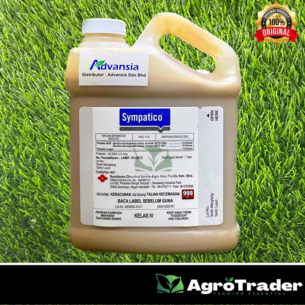 Advansia Sumitomo Sympatico 1L - Bacillus thuringiensis subsp. kurstaki ...