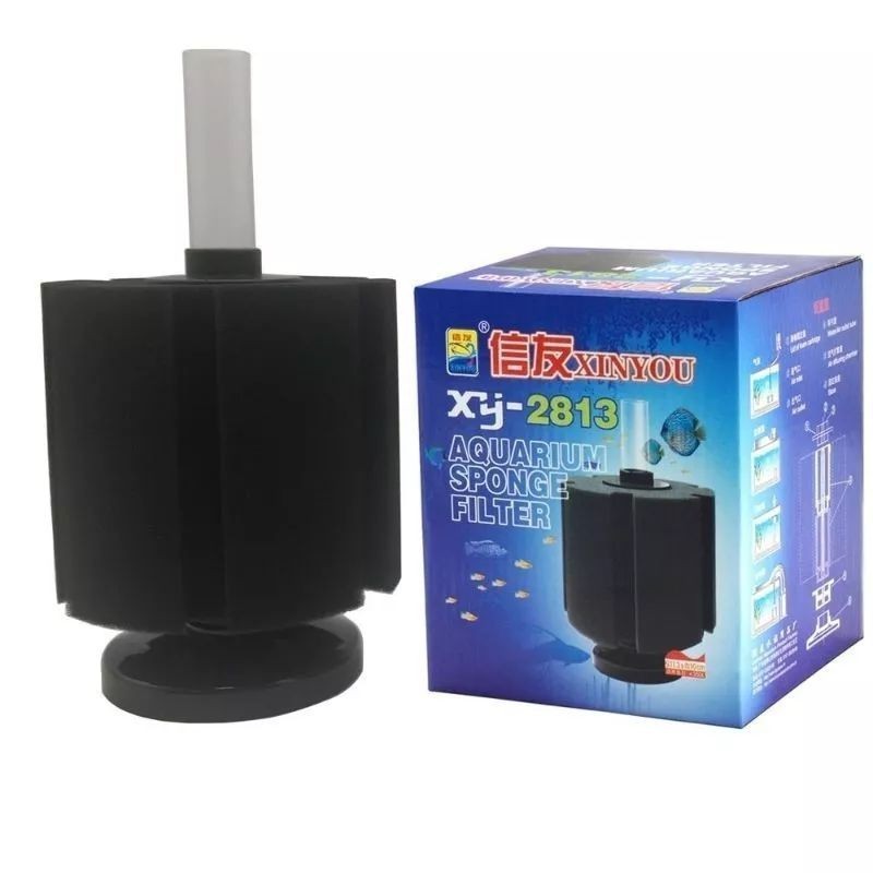 XinYou Sponge Filter XY-2813 ( Foc Silicone Tubing 2m) | Shopee Malaysia