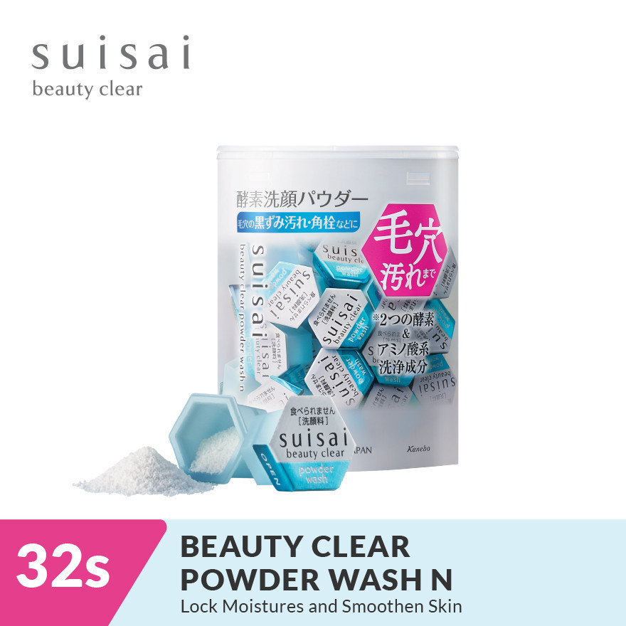suisai Beauty Clear Powder Wash N Lock Moistures and Smoothen Skins (32's) | Shopee Malaysia