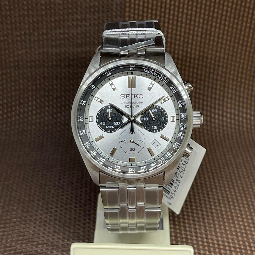 Seiko Chronograph SSB425P1 Quartz Stainless Steel Silver Dial Analog Men's Watch | Shopee Malaysia