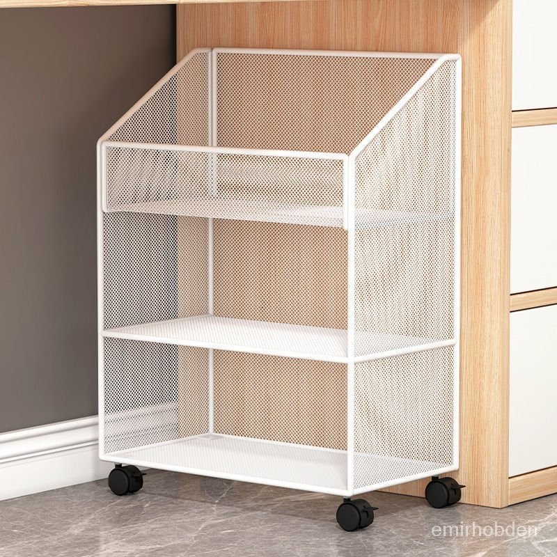 HY-6/Under the Table Small Bookshelf Desk Mobile Floor Table Side ...