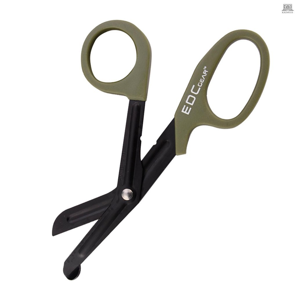 EMT EDC Tactical Multi-function Stainless Steel Rescue Bandage Scissor ...