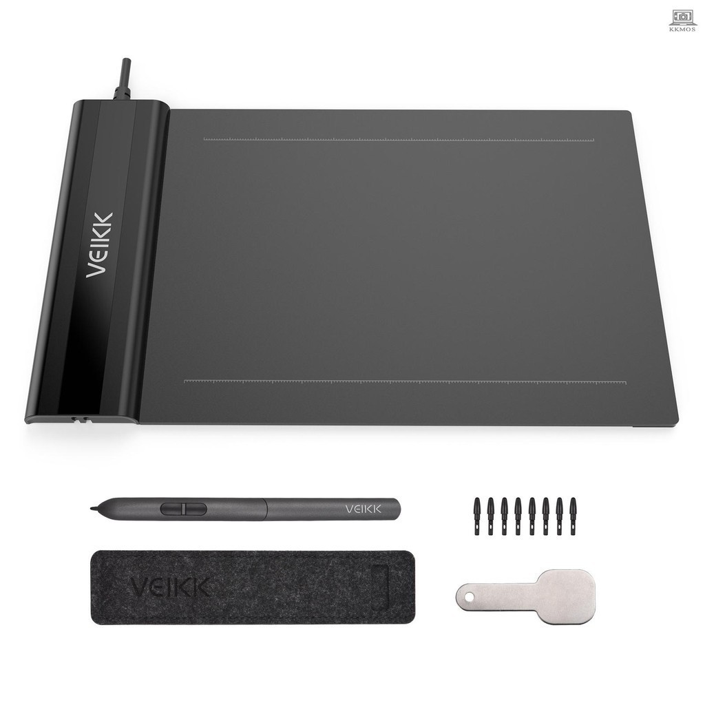 VEIKK S640 Graphics Drawing Tablet 6 x 4 Inch Active Area 8192 Levels ...
