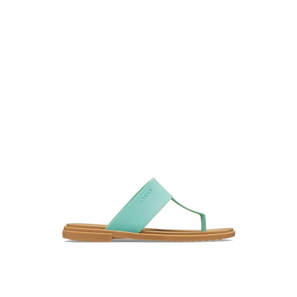 Crocs - Tulum Flip Flops (Female - Jade Stone) | Shopee Malaysia