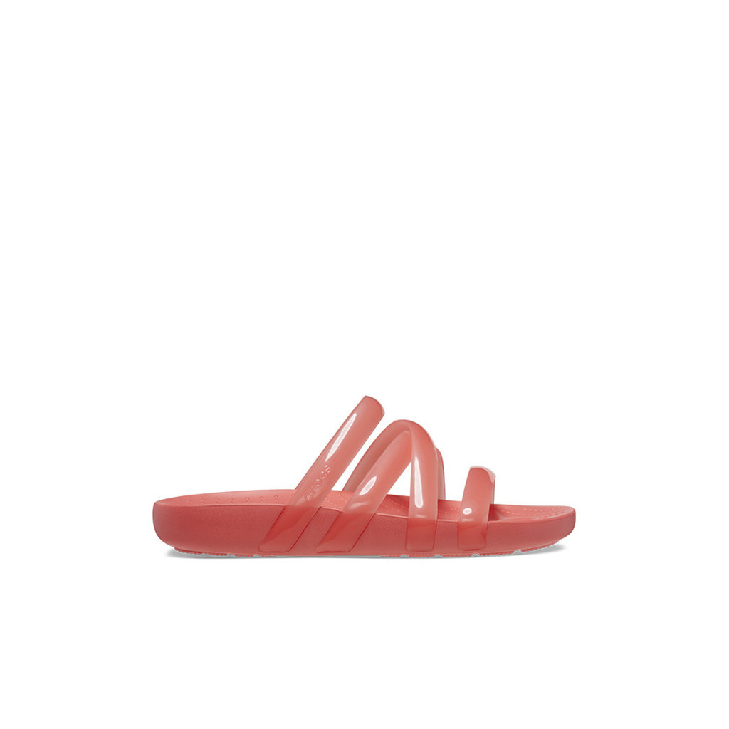 Crocs - Splash Glossy Strappy Sandals (Female - Neon Watermelon ...