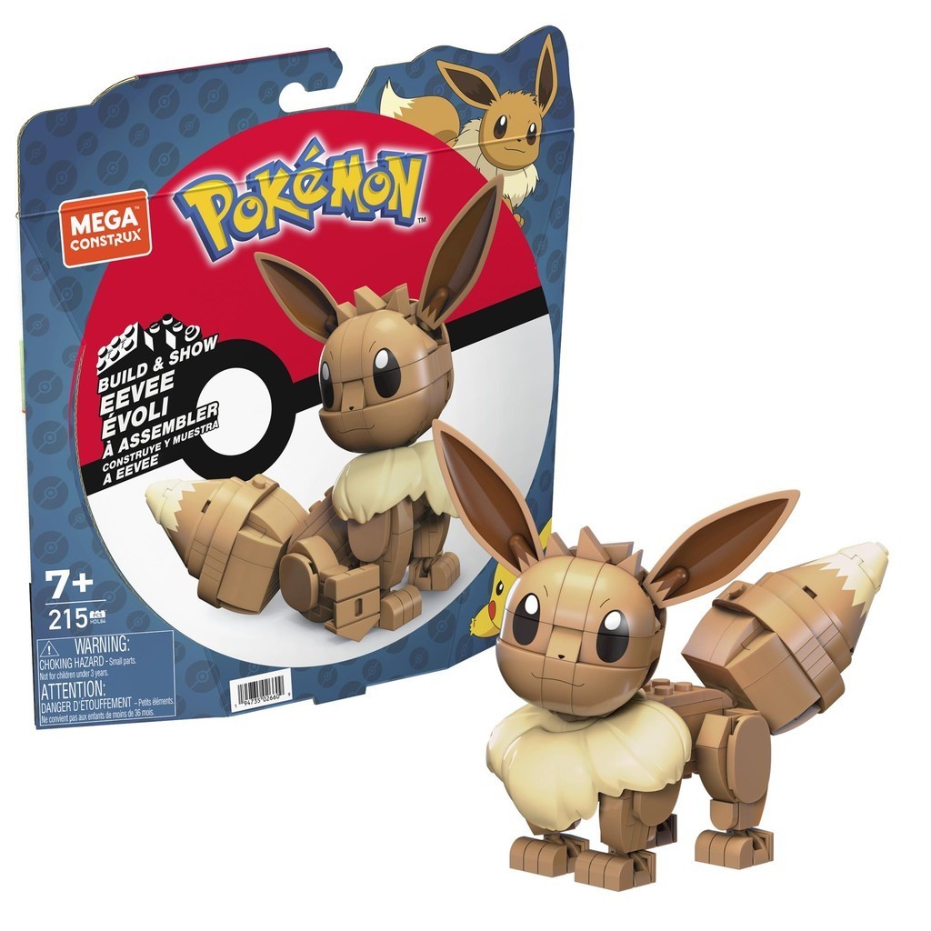 MEGA CONSTRUX Pokemon Eevee [Block Set] [Number of pieces 215] [7 years ...